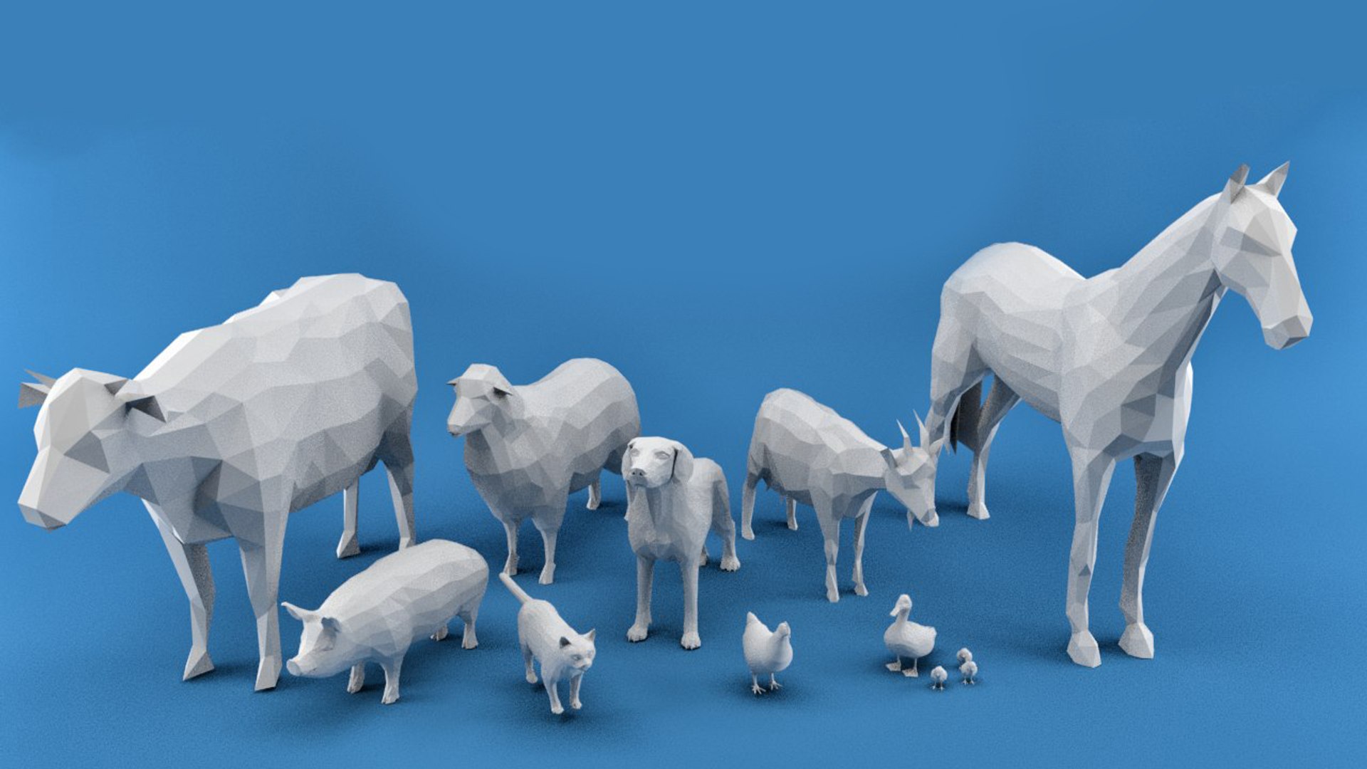 3D Animal Farm - TurboSquid 1350755