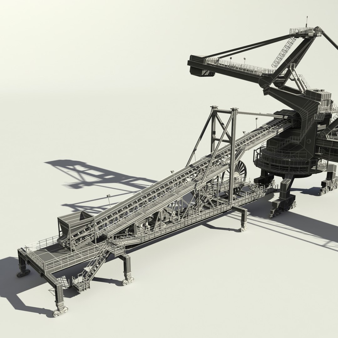 Stacker Reclaimer 3d Max
