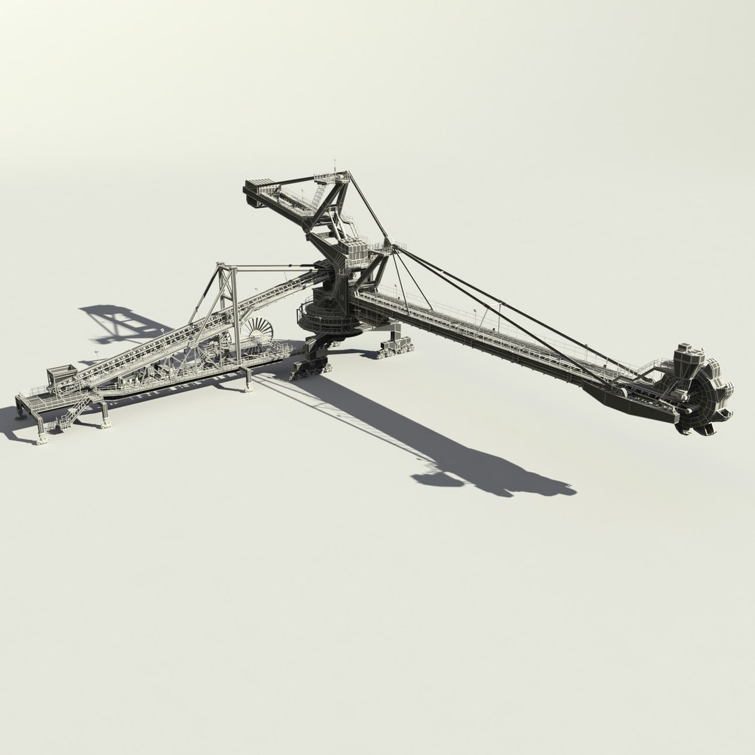 Stacker Reclaimer 3d Max