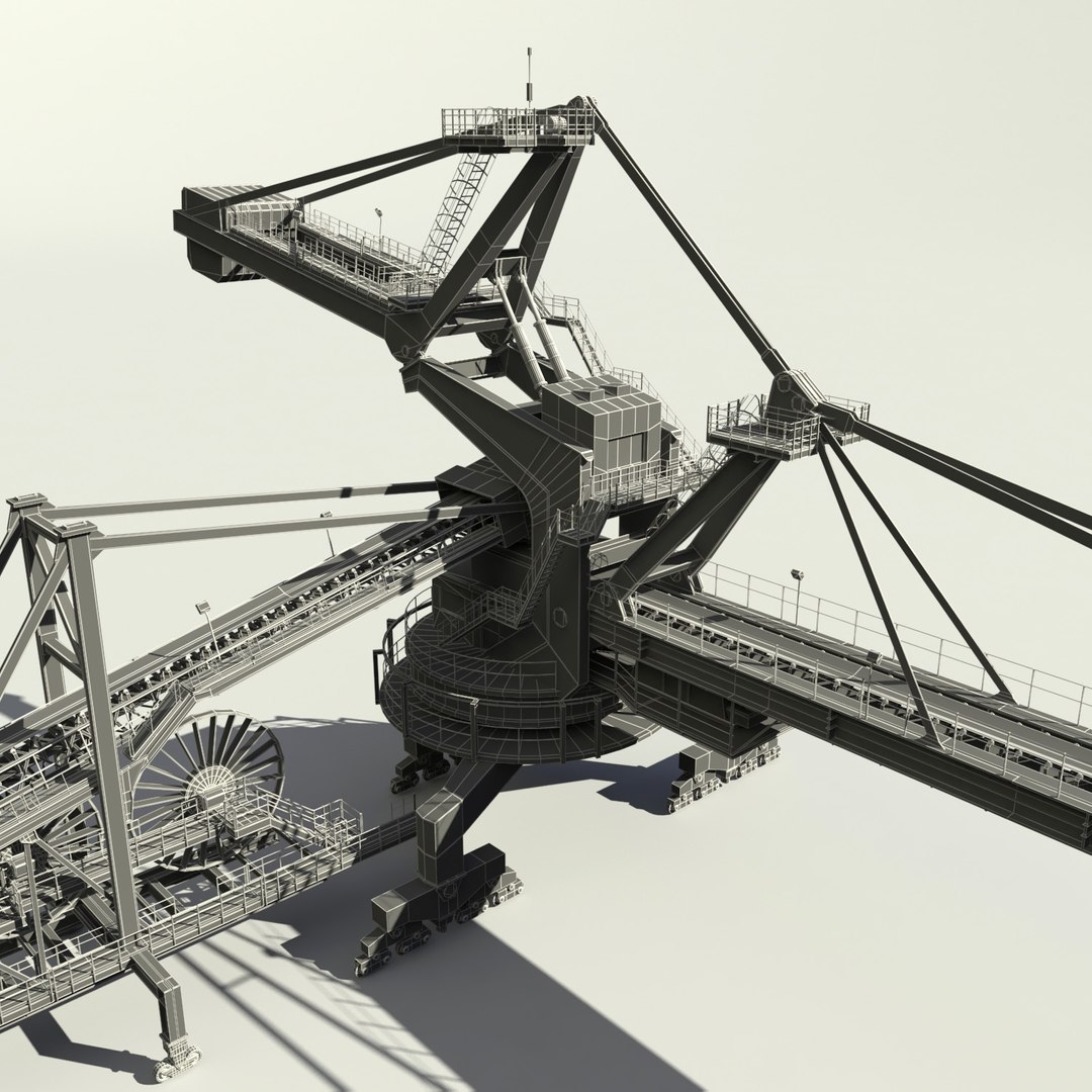 Stacker Reclaimer 3d Max