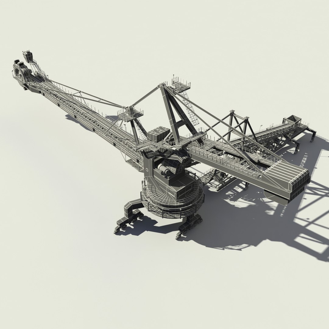 Stacker Reclaimer 3d Max