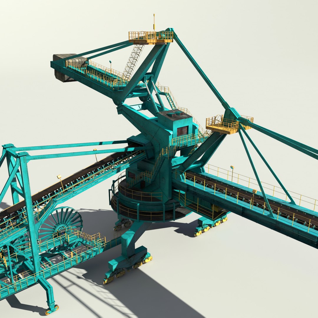 Stacker Reclaimer 3d Max