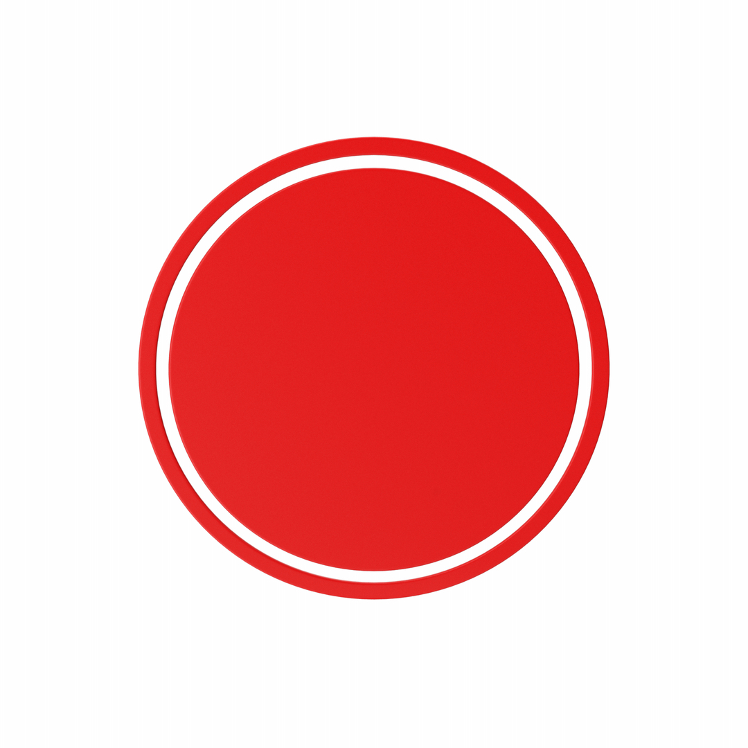 Red Round Label 3D model - TurboSquid 2035548