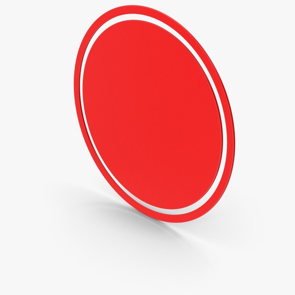 Red Round Label Modelo 3D - TurboSquid 2035548