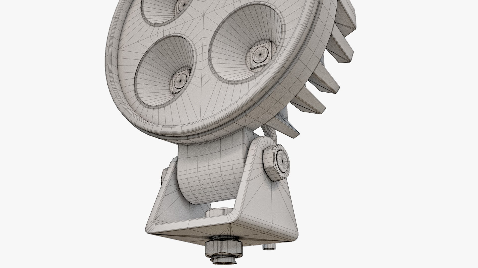 3D Circular LED Light Bar V2 - TurboSquid 2147190