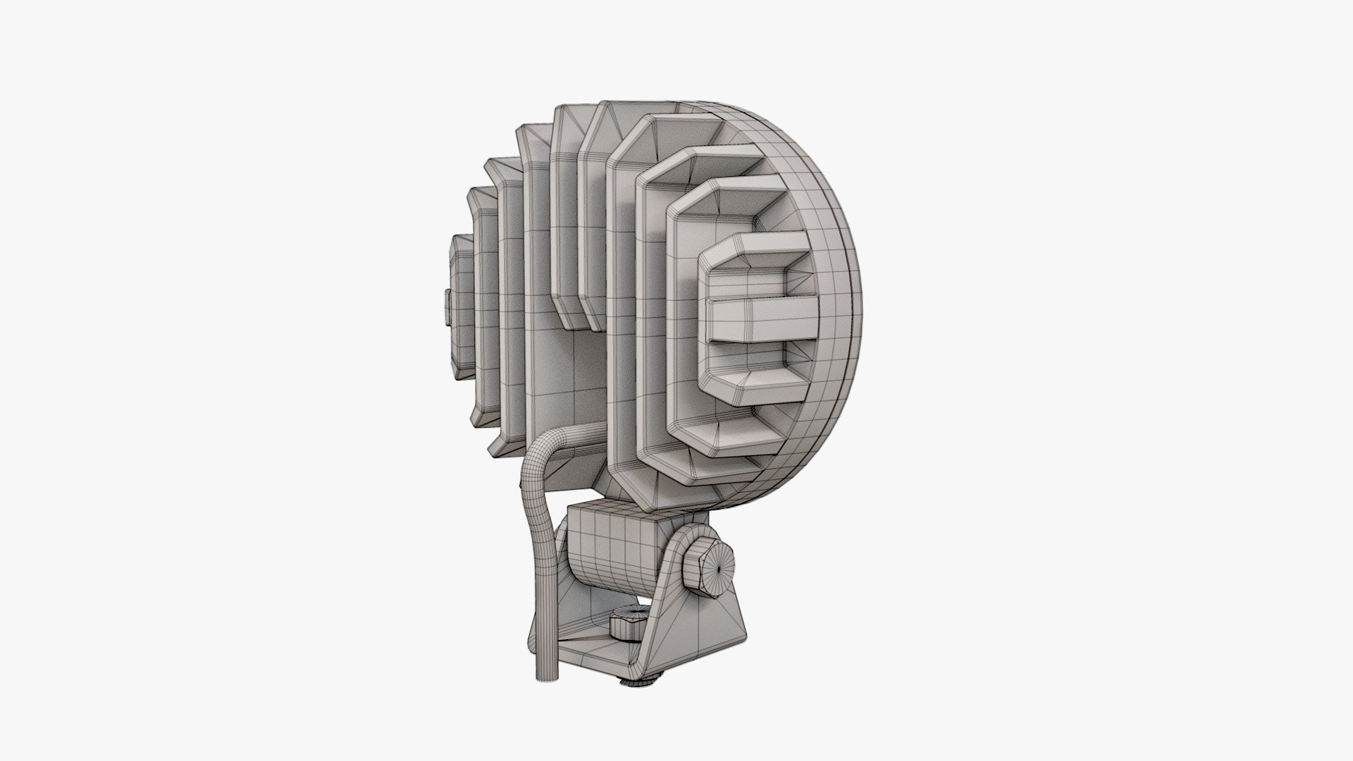 3D Circular LED Light Bar V2 - TurboSquid 2147190