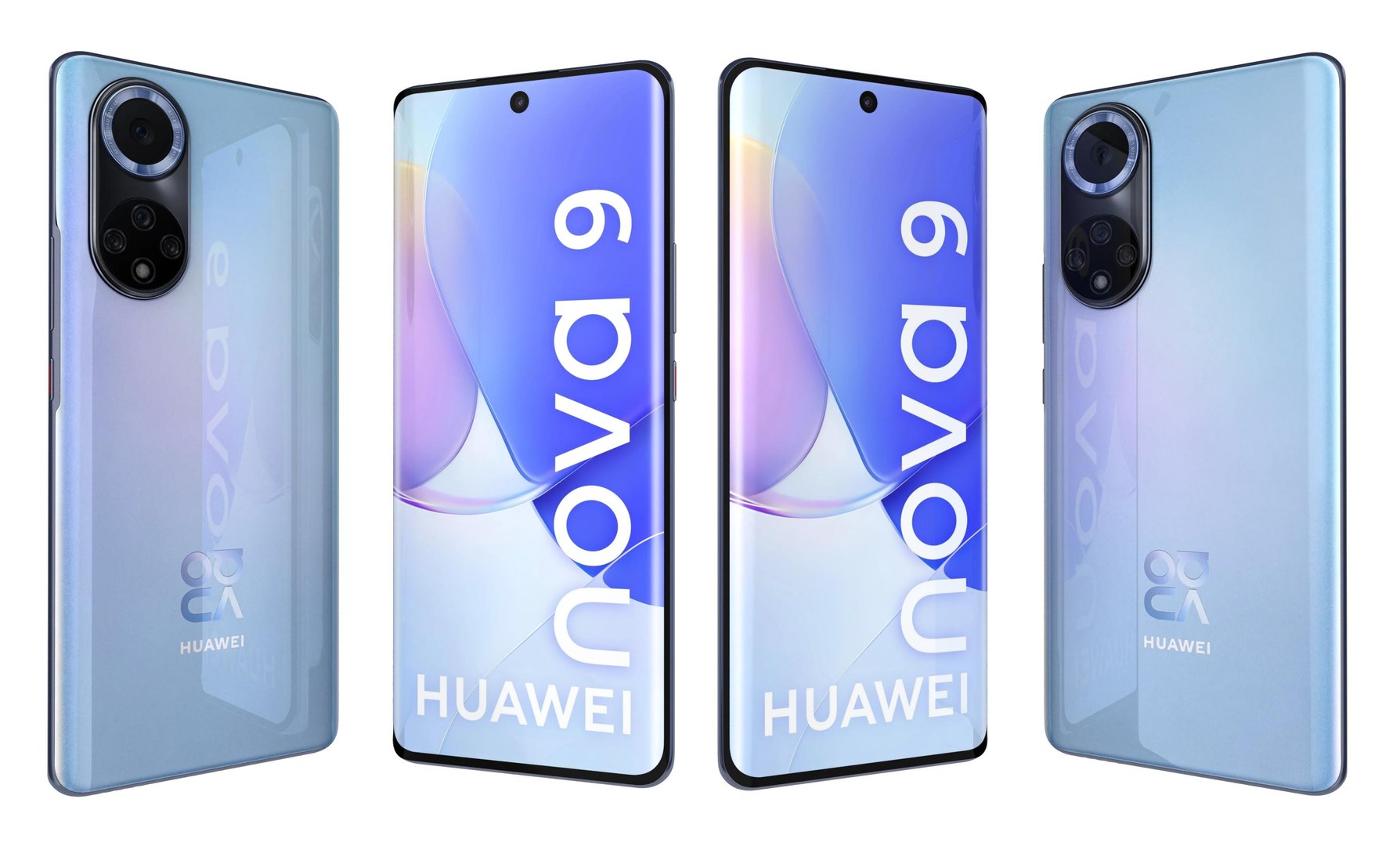 Huawei Nova 9 All Colors 3D Model - TurboSquid 1808129