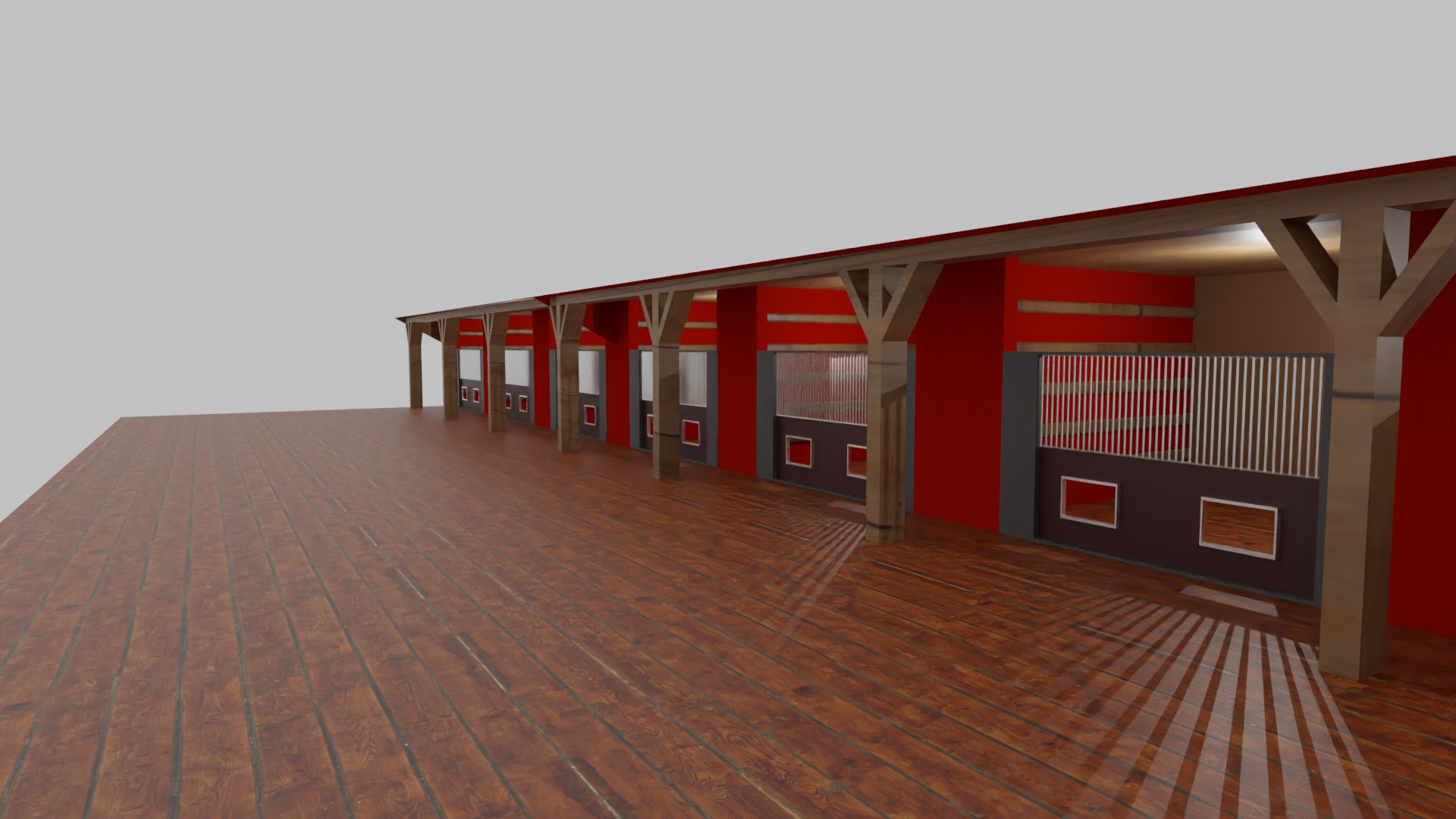 3D Horse Stable - TurboSquid 2159085