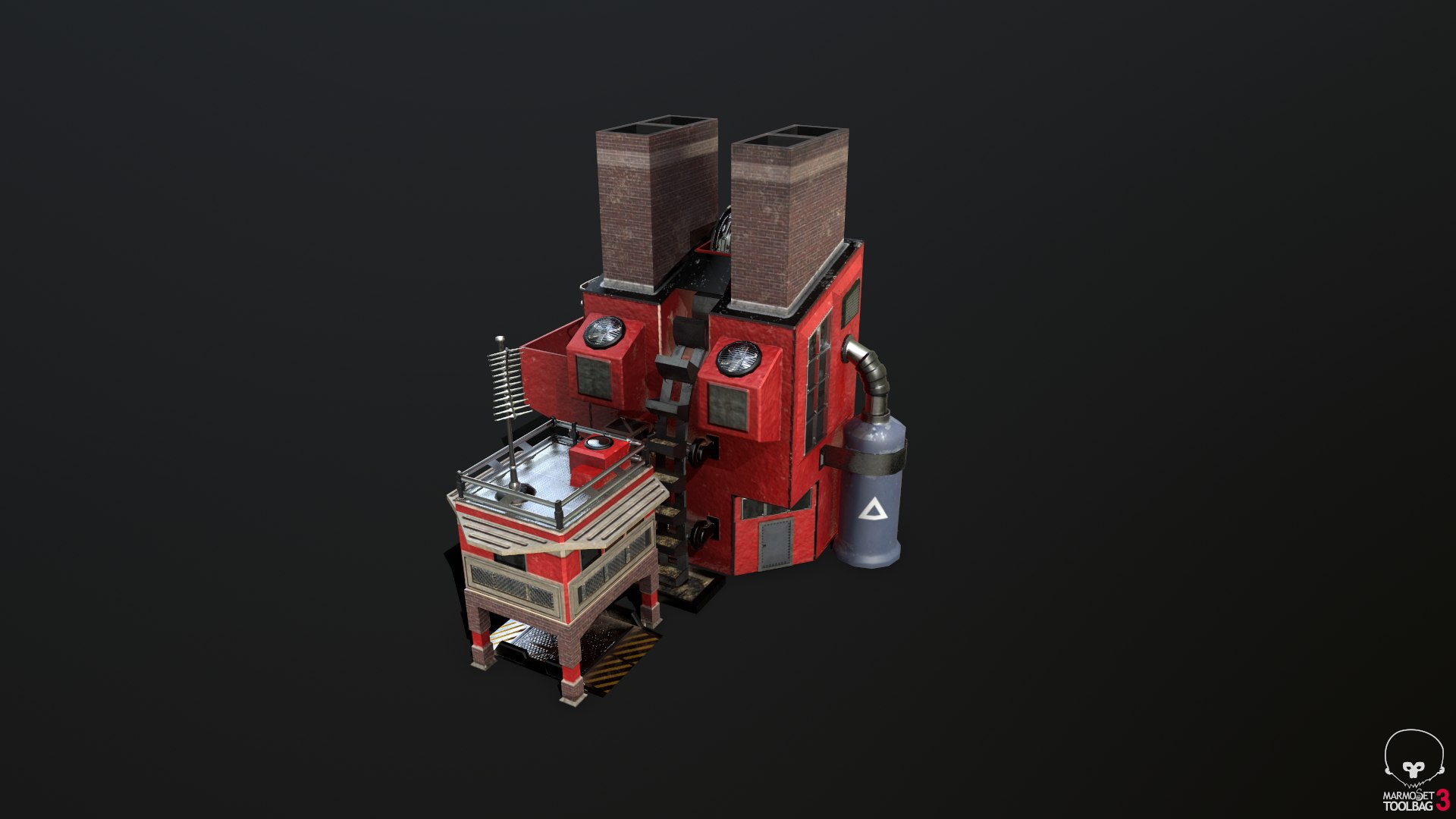 3D Ore Refinery Model - TurboSquid 2401788