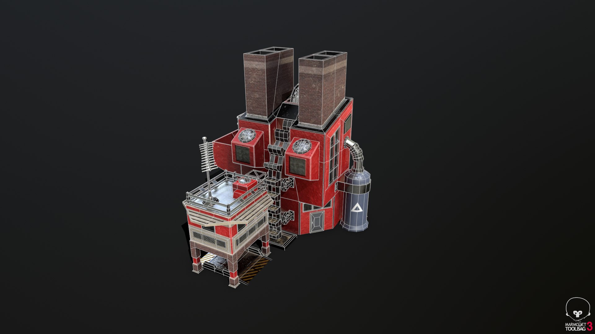 3D Ore Refinery Model - TurboSquid 2401788