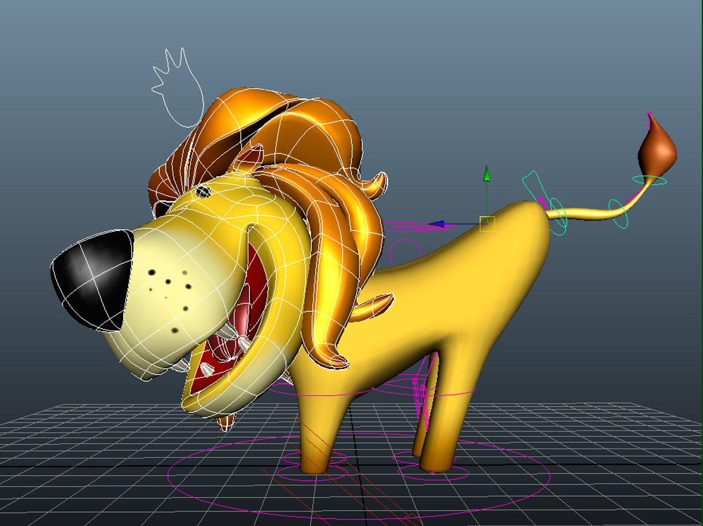 3d Lion