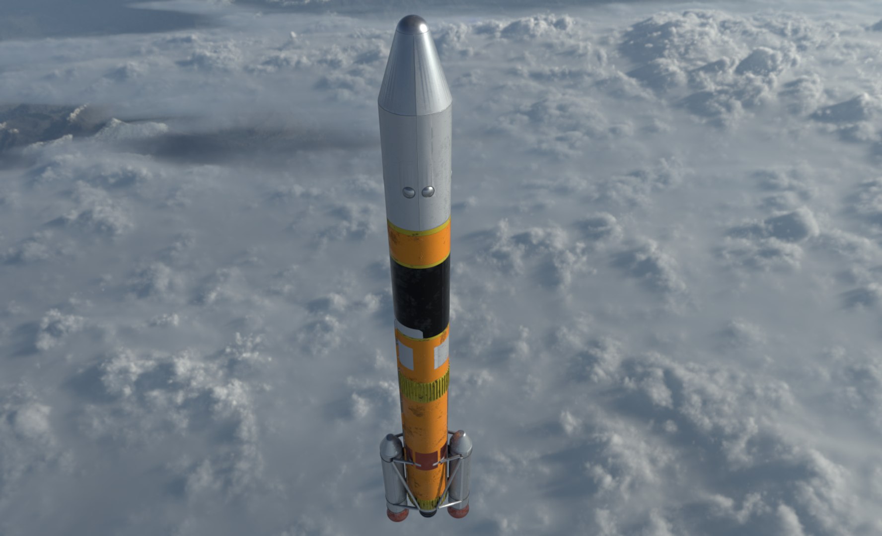 H-iia Rockets 3D - TurboSquid 1304097
