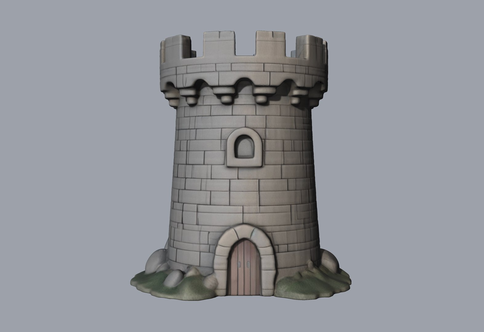 Castle Turret 3D Model - TurboSquid 2333437