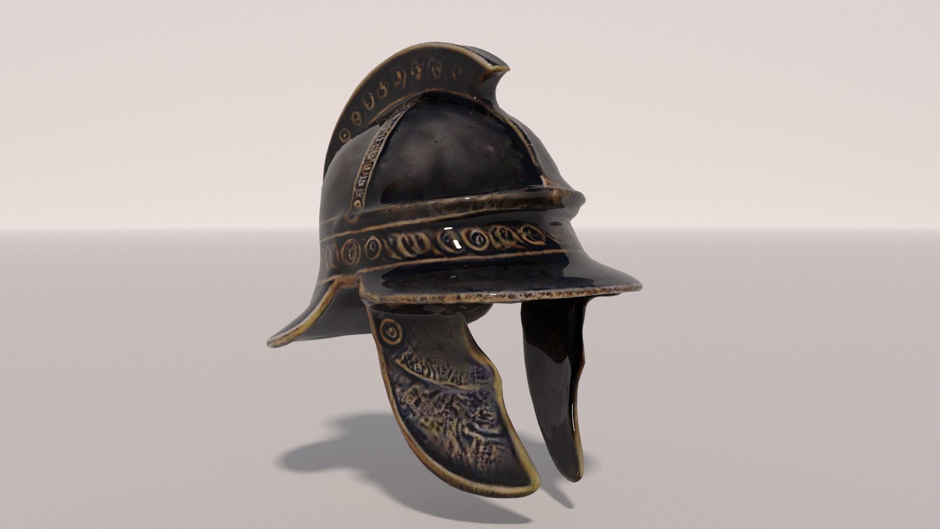 3D Ancient Rome Helmet 1 - TurboSquid 2328480