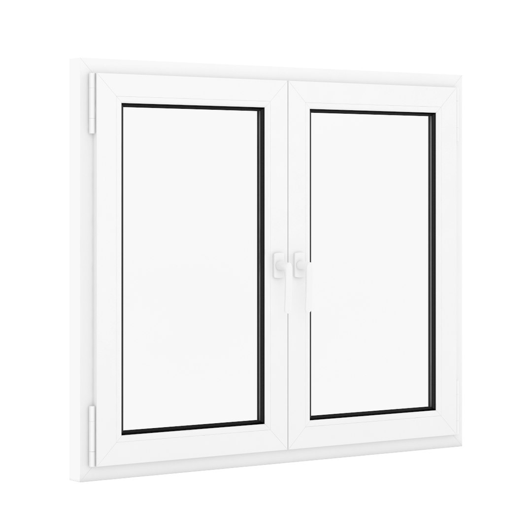 3d Max Openable Plastic Window 1322mm