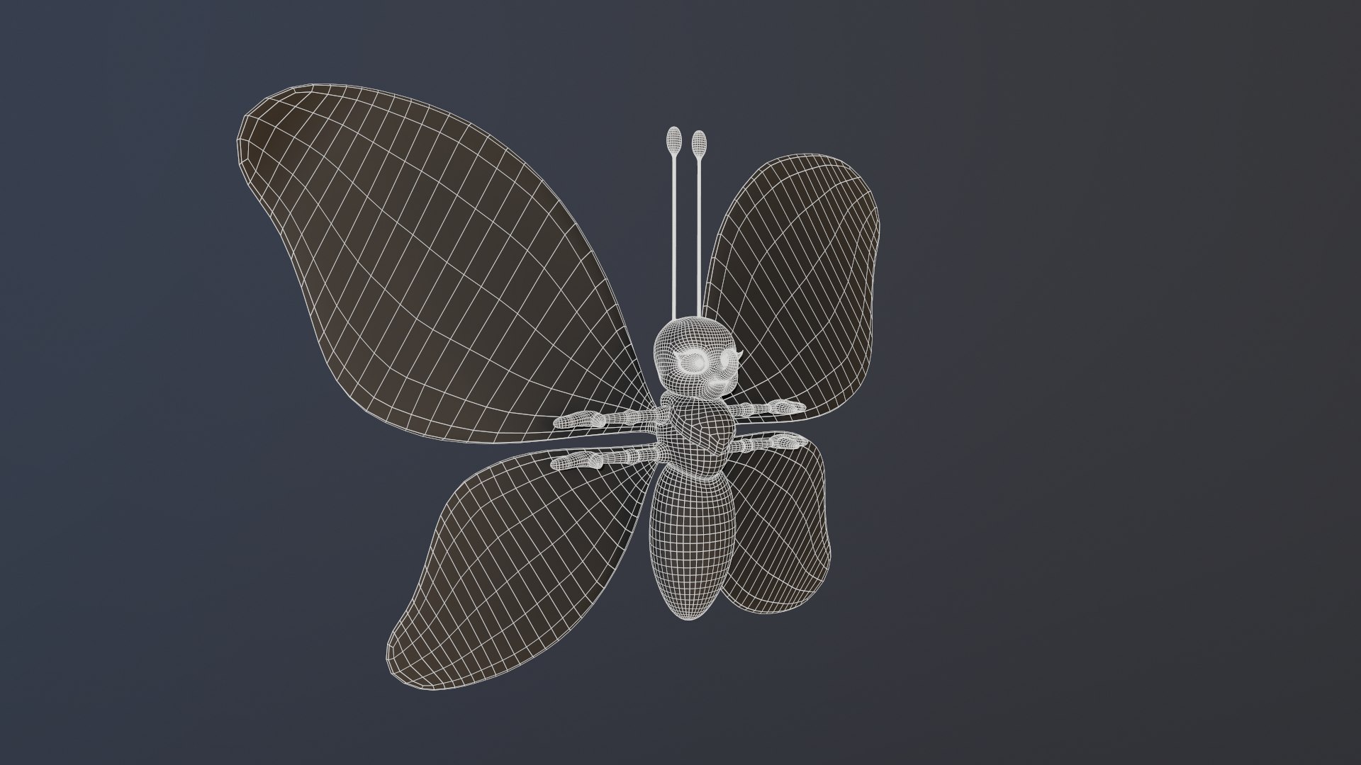 3D Model Butterfly - Hight Rig - TurboSquid 1379143