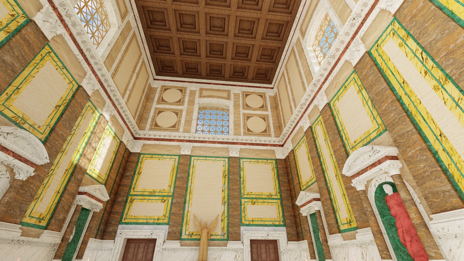 3D CURIA JULIA SENATE HOUSE Model - TurboSquid 2222218