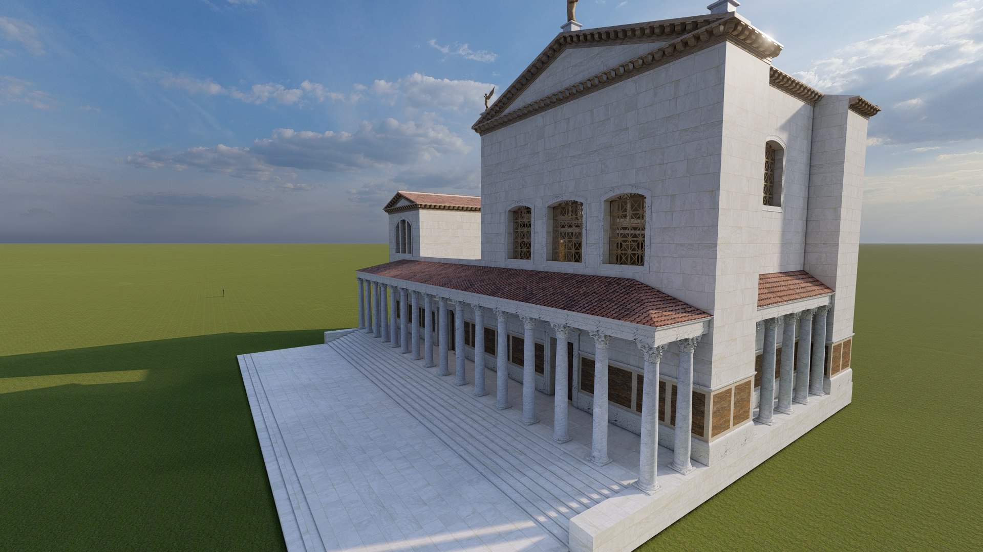 3D CURIA JULIA SENATE HOUSE Model - TurboSquid 2222218