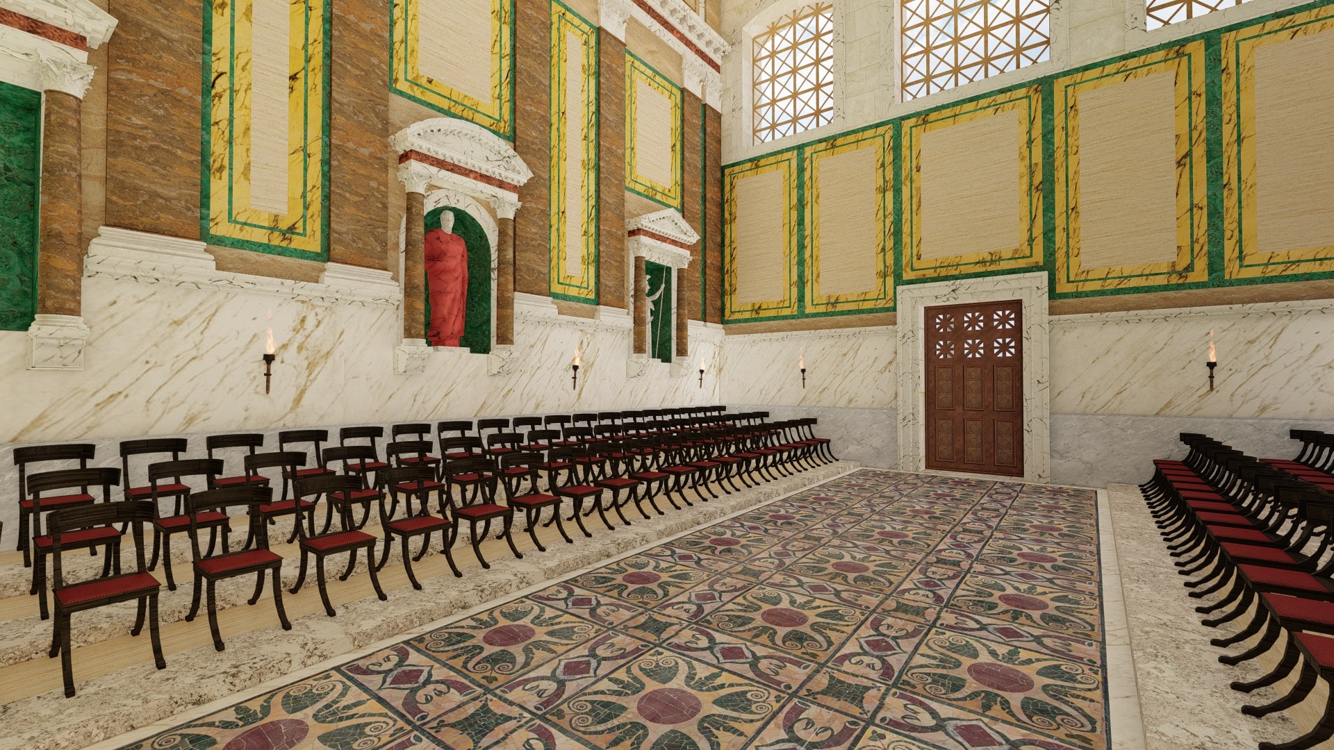 3D CURIA JULIA SENATE HOUSE Model - TurboSquid 2222218