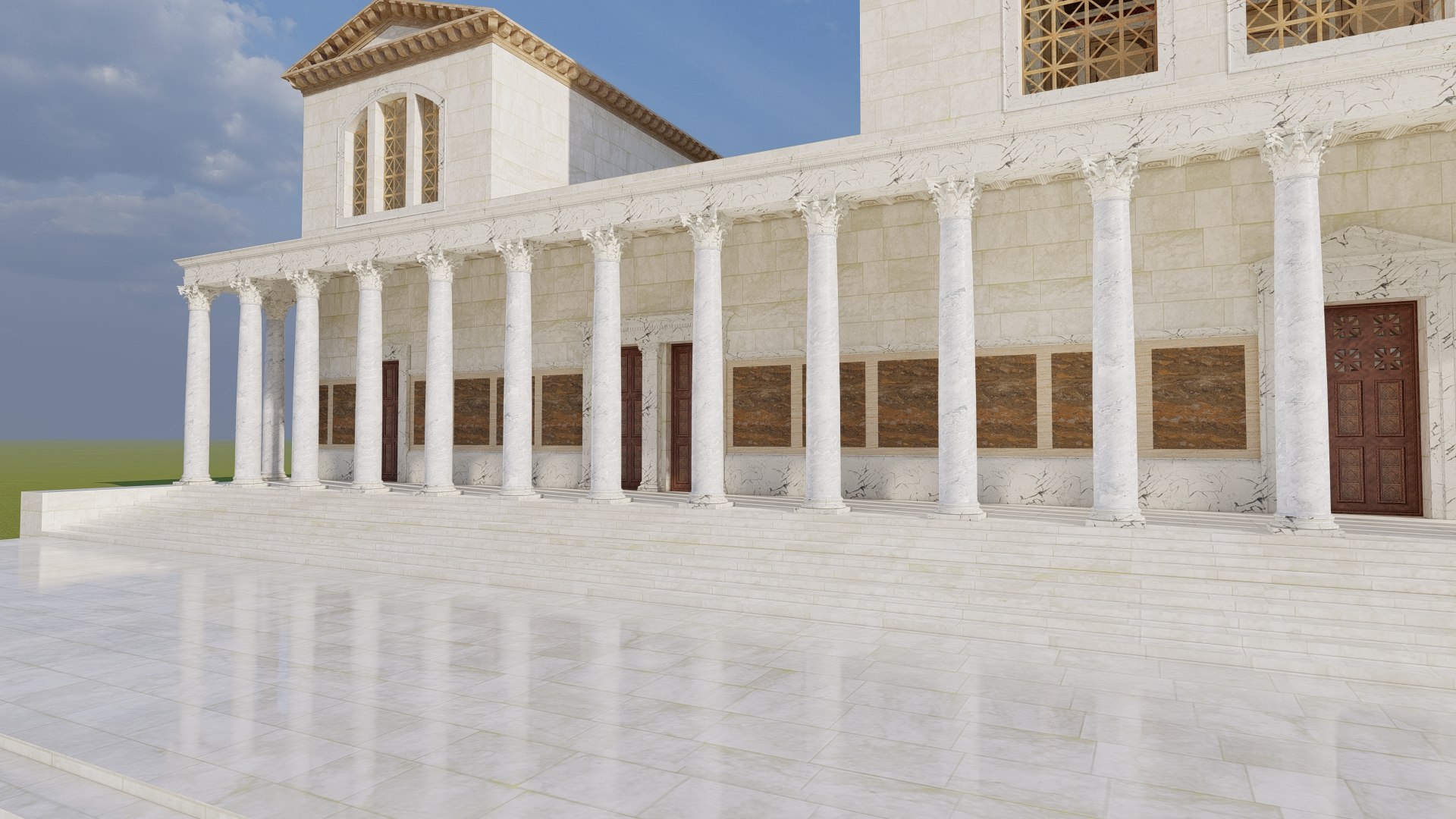 3D CURIA JULIA SENATE HOUSE Model - TurboSquid 2222218