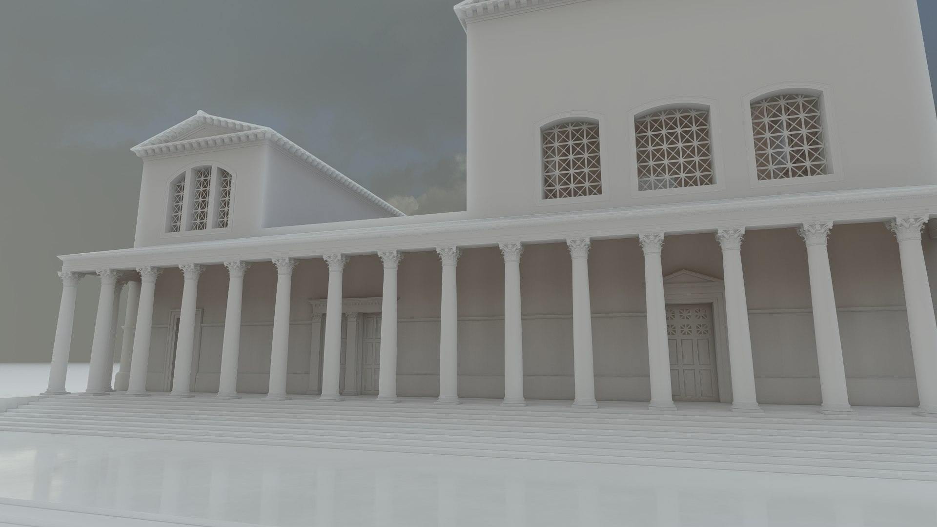 3D CURIA JULIA SENATE HOUSE Model - TurboSquid 2222218