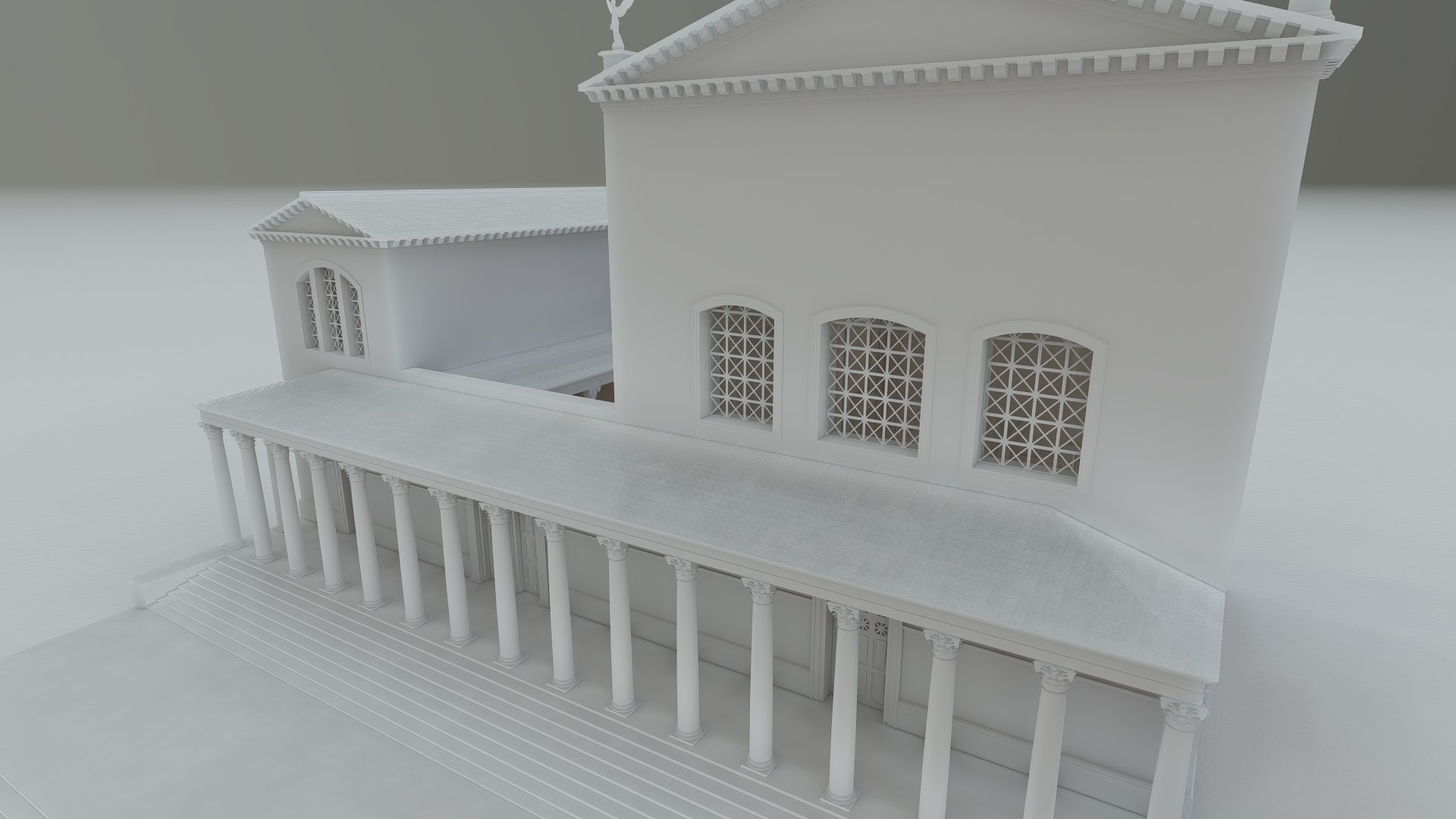 3D CURIA JULIA SENATE HOUSE Model - TurboSquid 2222218