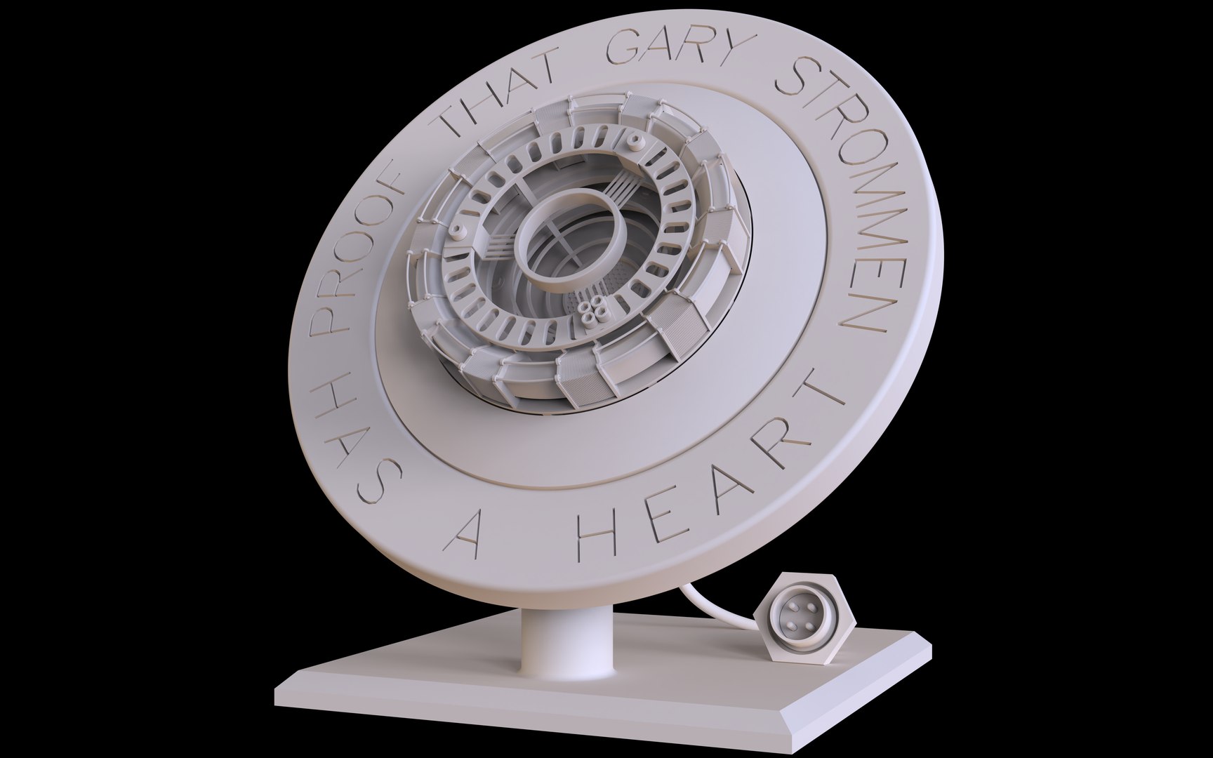 3D Model Arc Reactor Mark 1 Stand - TurboSquid 2243802