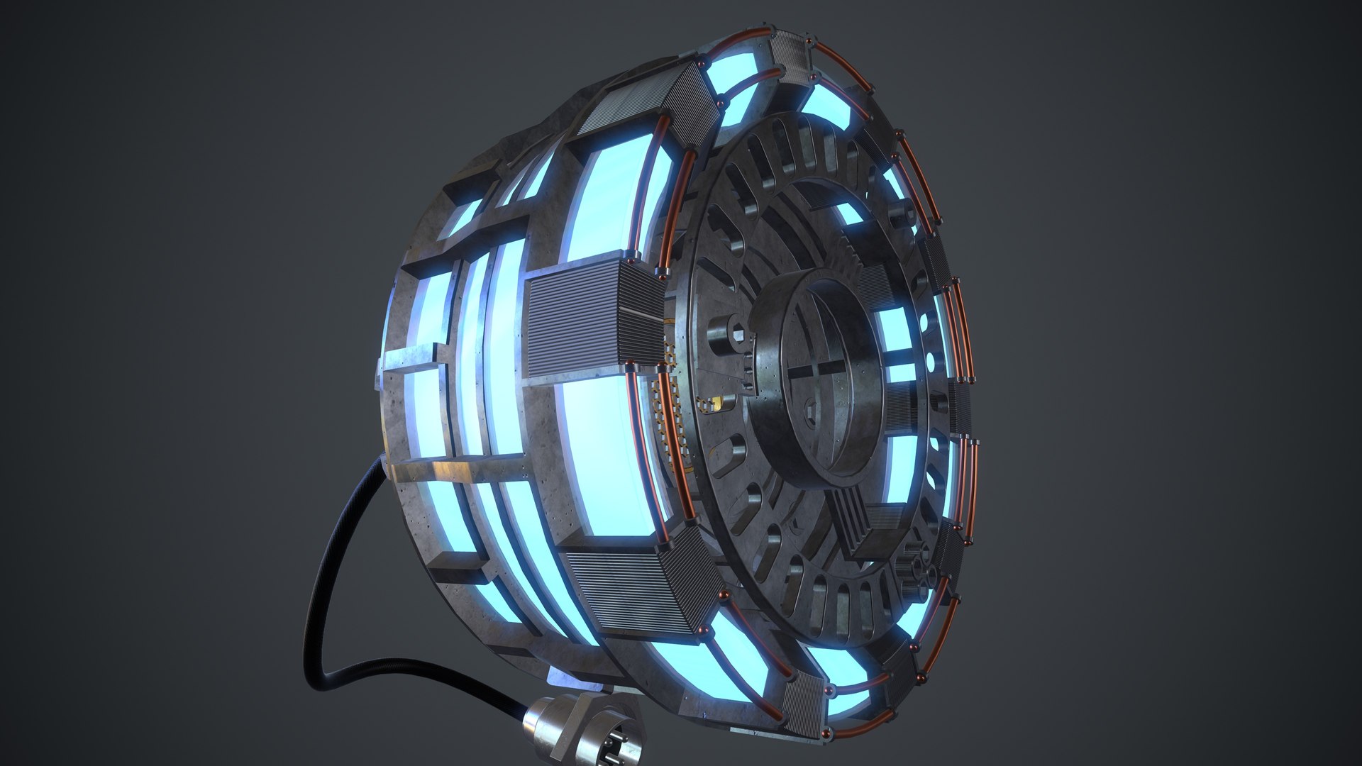 3D Model Arc Reactor Mark 1 Stand - TurboSquid 2243802