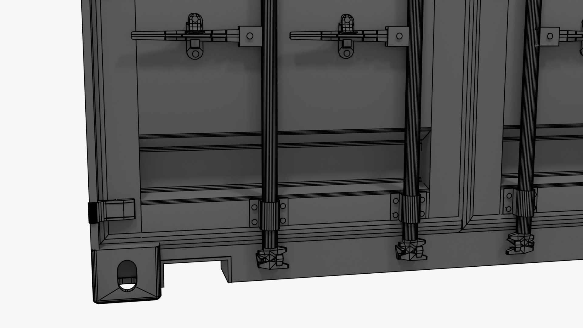 Container 40ft Dry Van 3D - TurboSquid 2033015