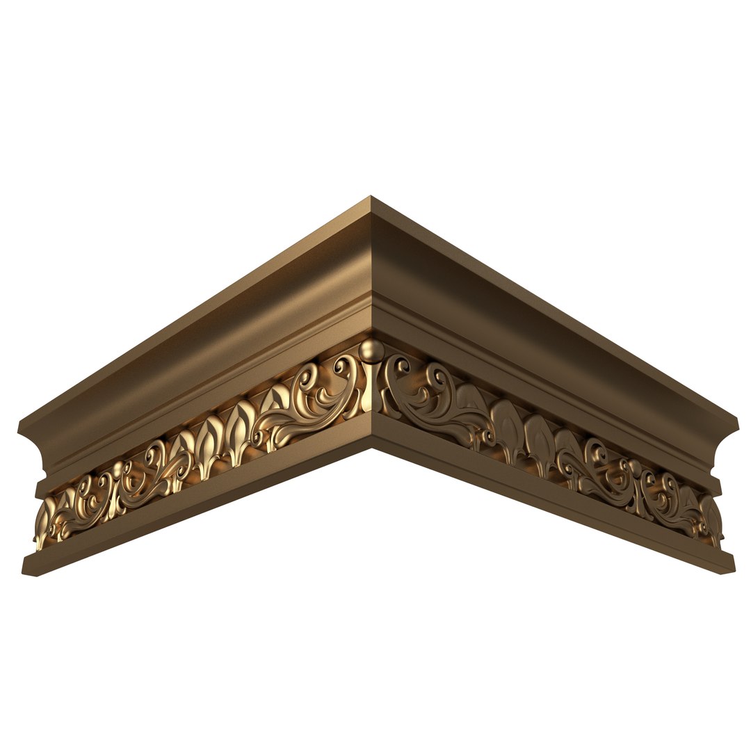 Cornice Decoration Molding 012 270 Degree 3D Model - TurboSquid 2156777
