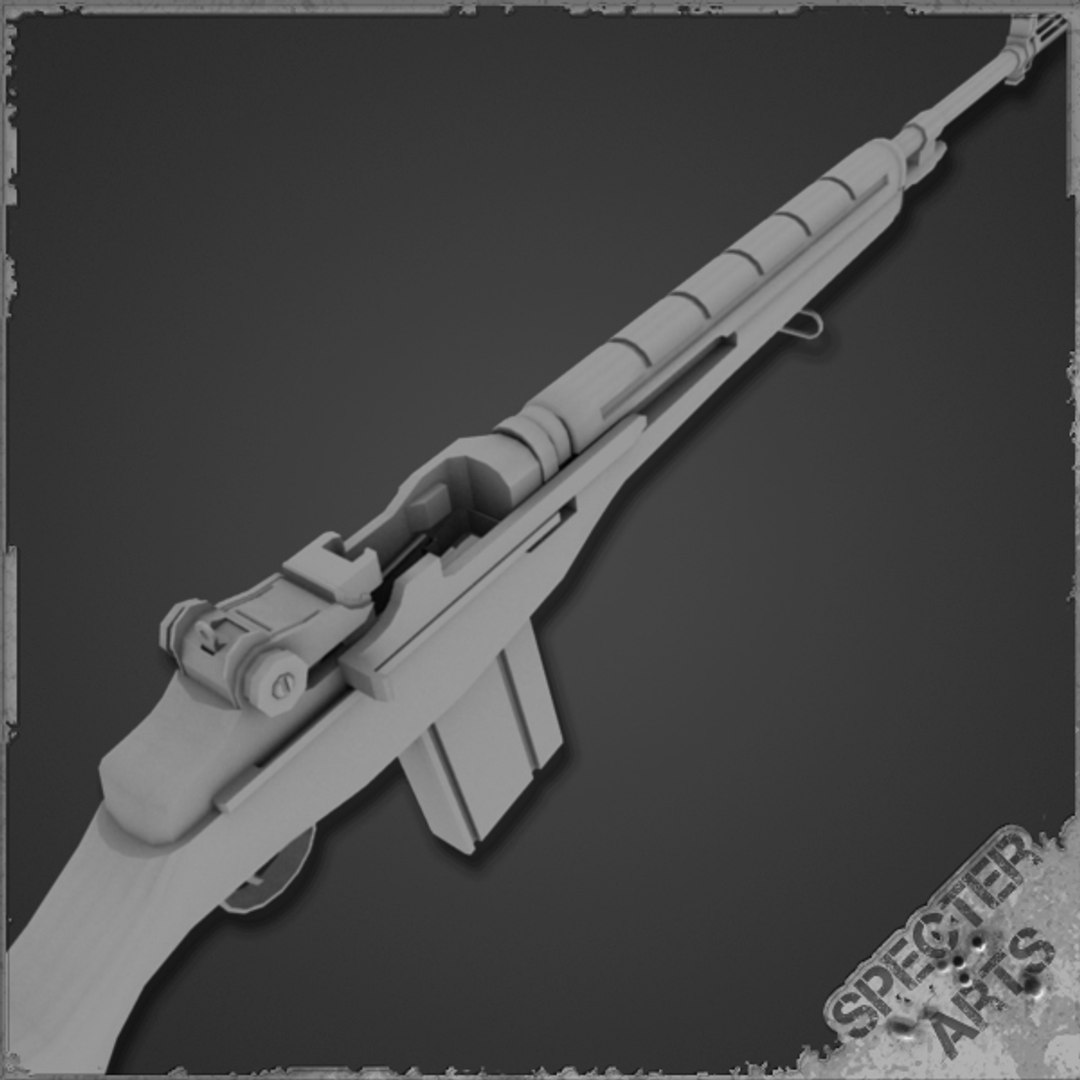 M14 Rifle M1a 3d Model