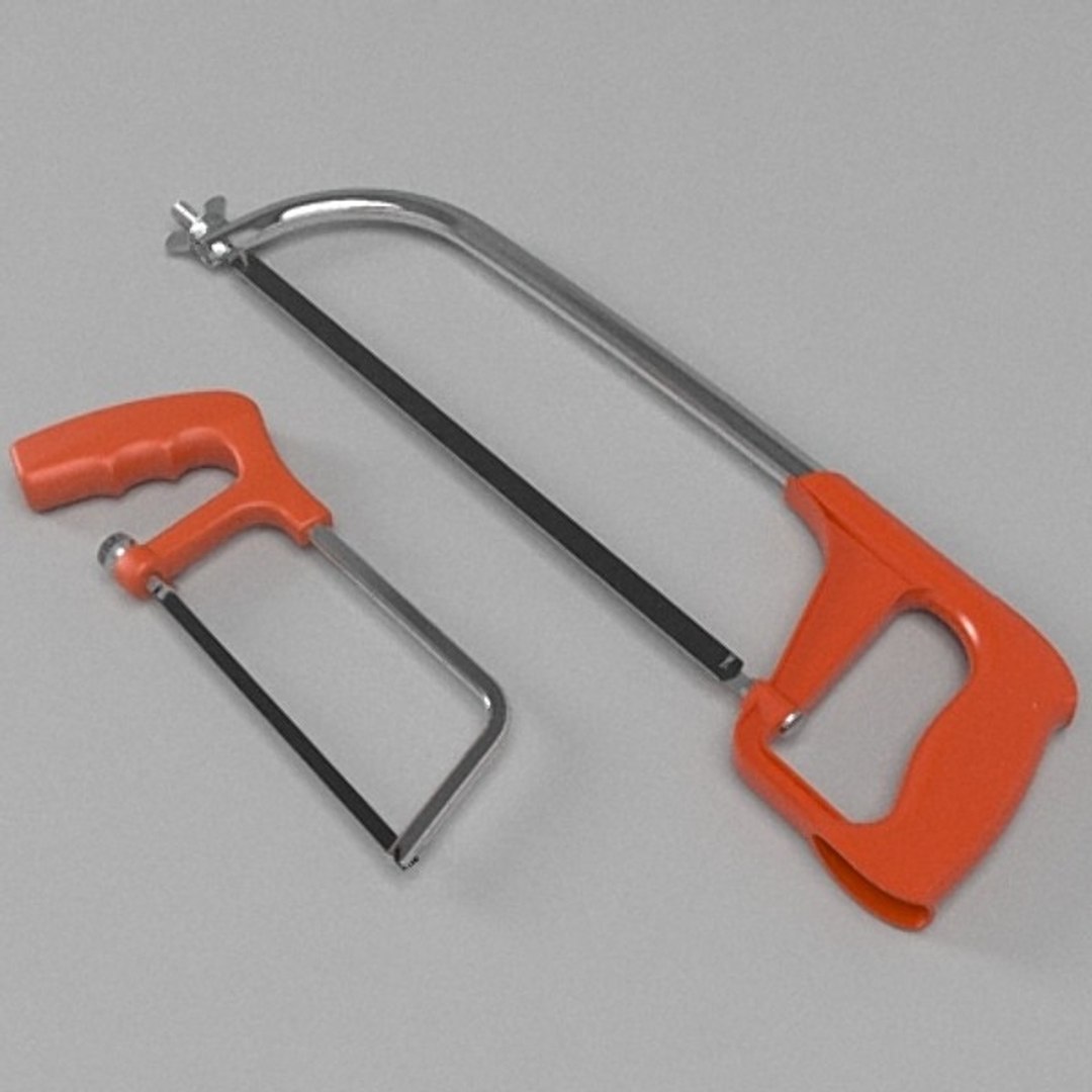 3ds Max Hacksaws Small Large Saw