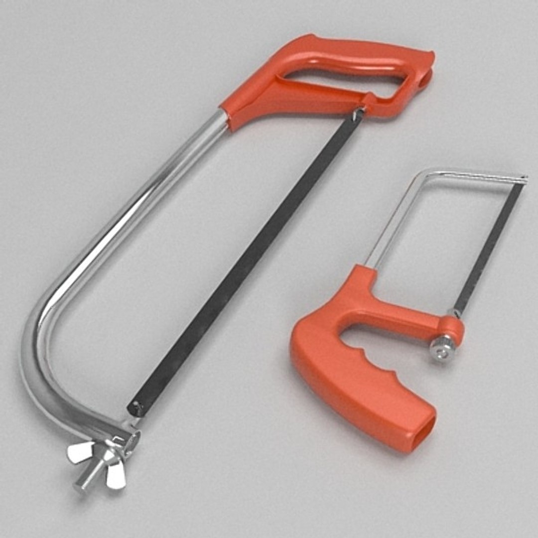 3ds Max Hacksaws Small Large Saw