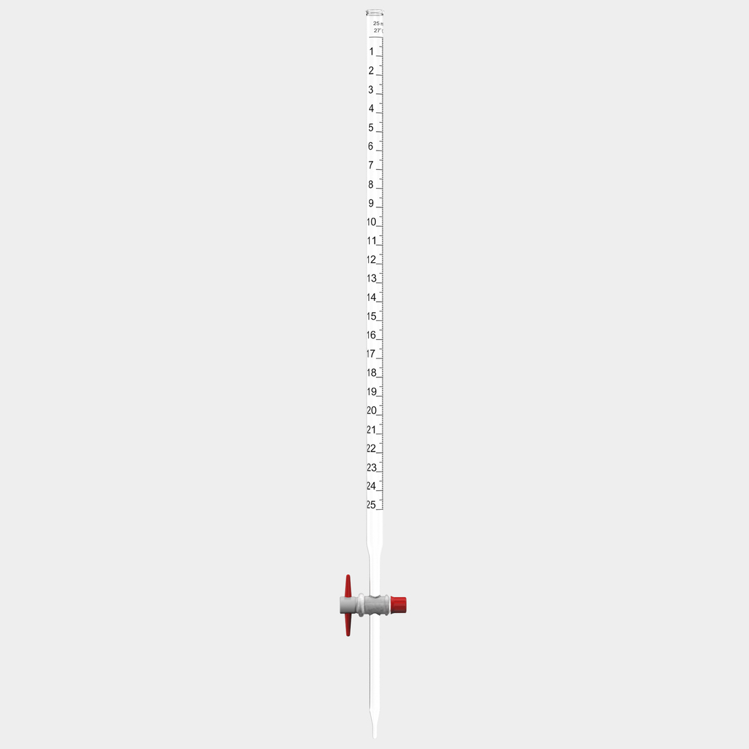 Straight Stopcock Burette 3d Model