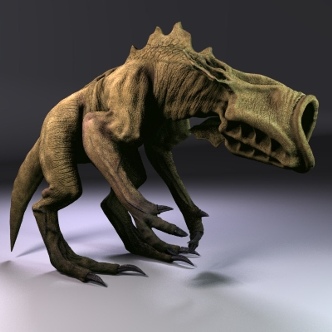 3ds Max Evil Beast Fantasy Destrachan