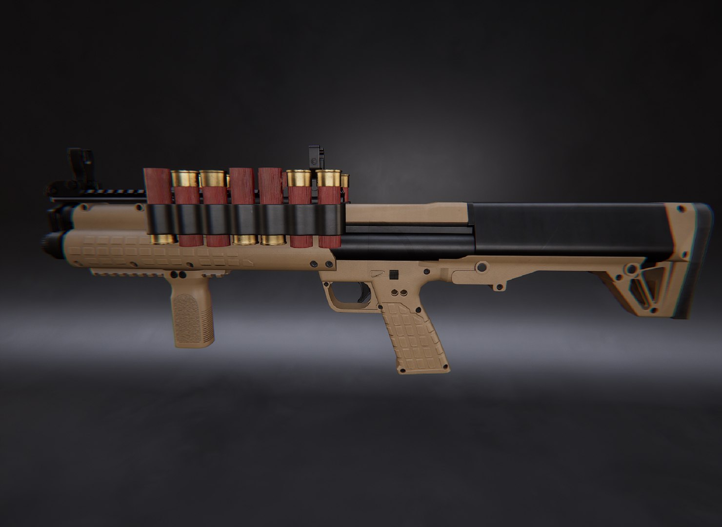 KSG Shotgun AAA Game Ready PBR Low-poly 3D model 3D model - TurboSquid 2003809