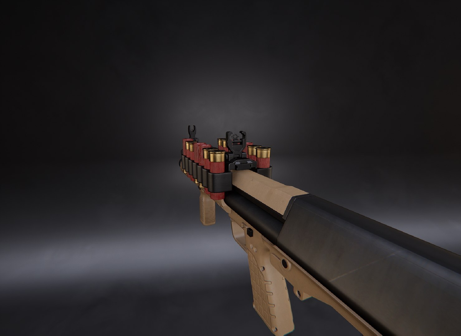 KSG Shotgun AAA Game Ready PBR Low-poly 3D model 3D model - TurboSquid 2003809