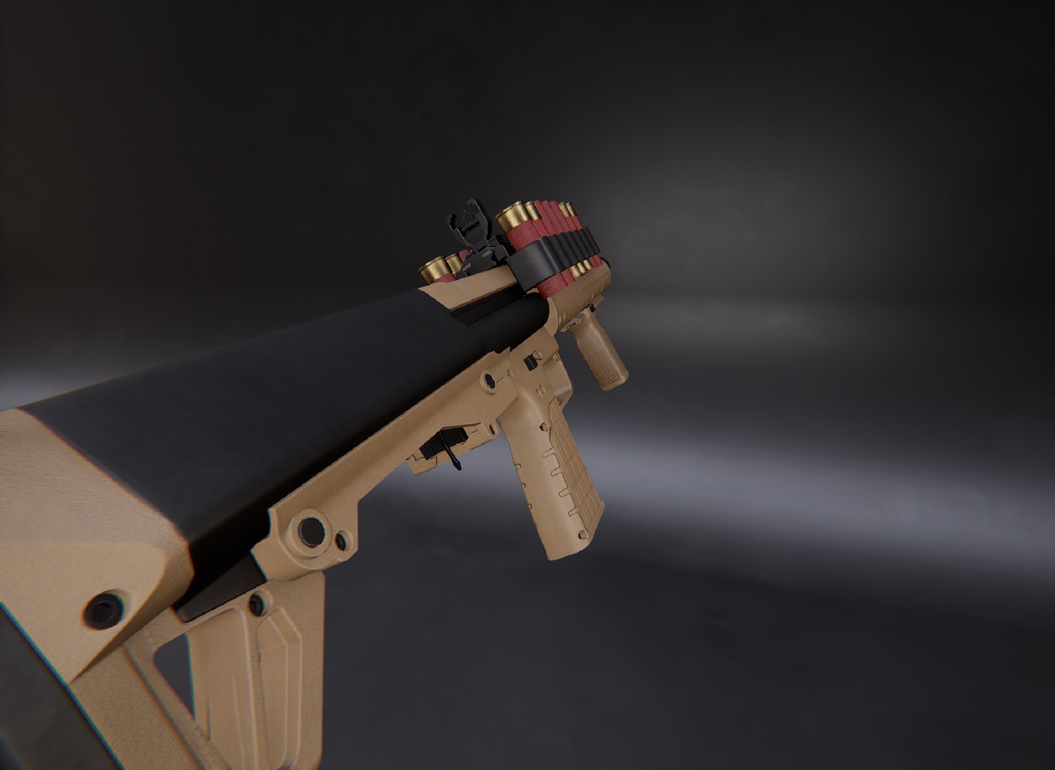 KSG Shotgun AAA Game Ready PBR Low-poly 3D model 3D model - TurboSquid 2003809