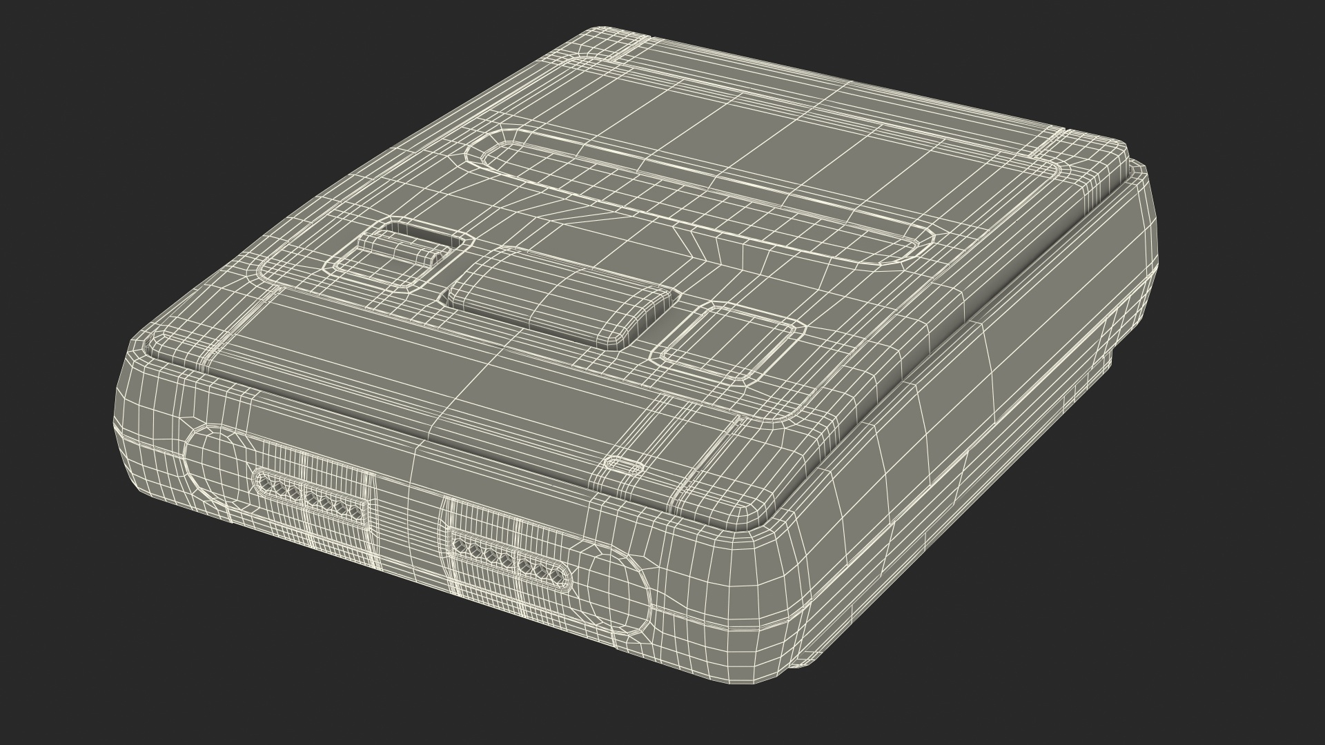 Snes 16bit home video model - TurboSquid 1561137