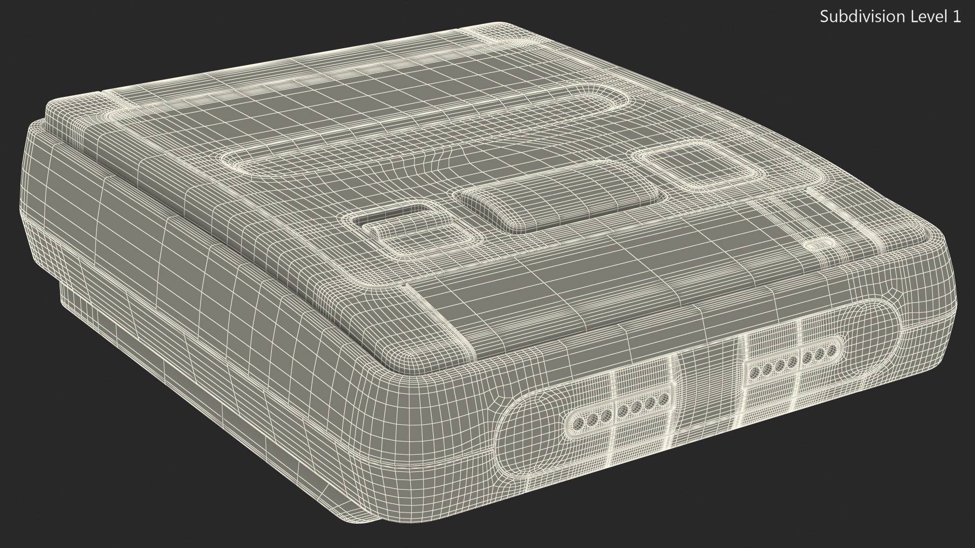Snes 16bit home video model - TurboSquid 1561137