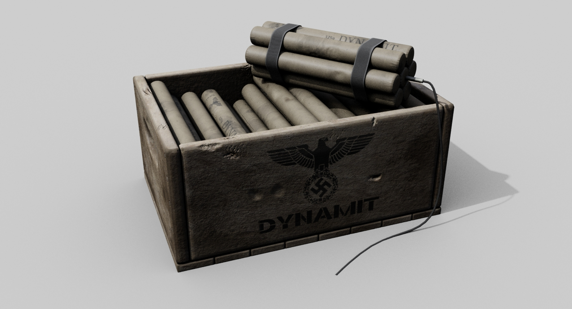 Box dynamites 3D - TurboSquid 1308338