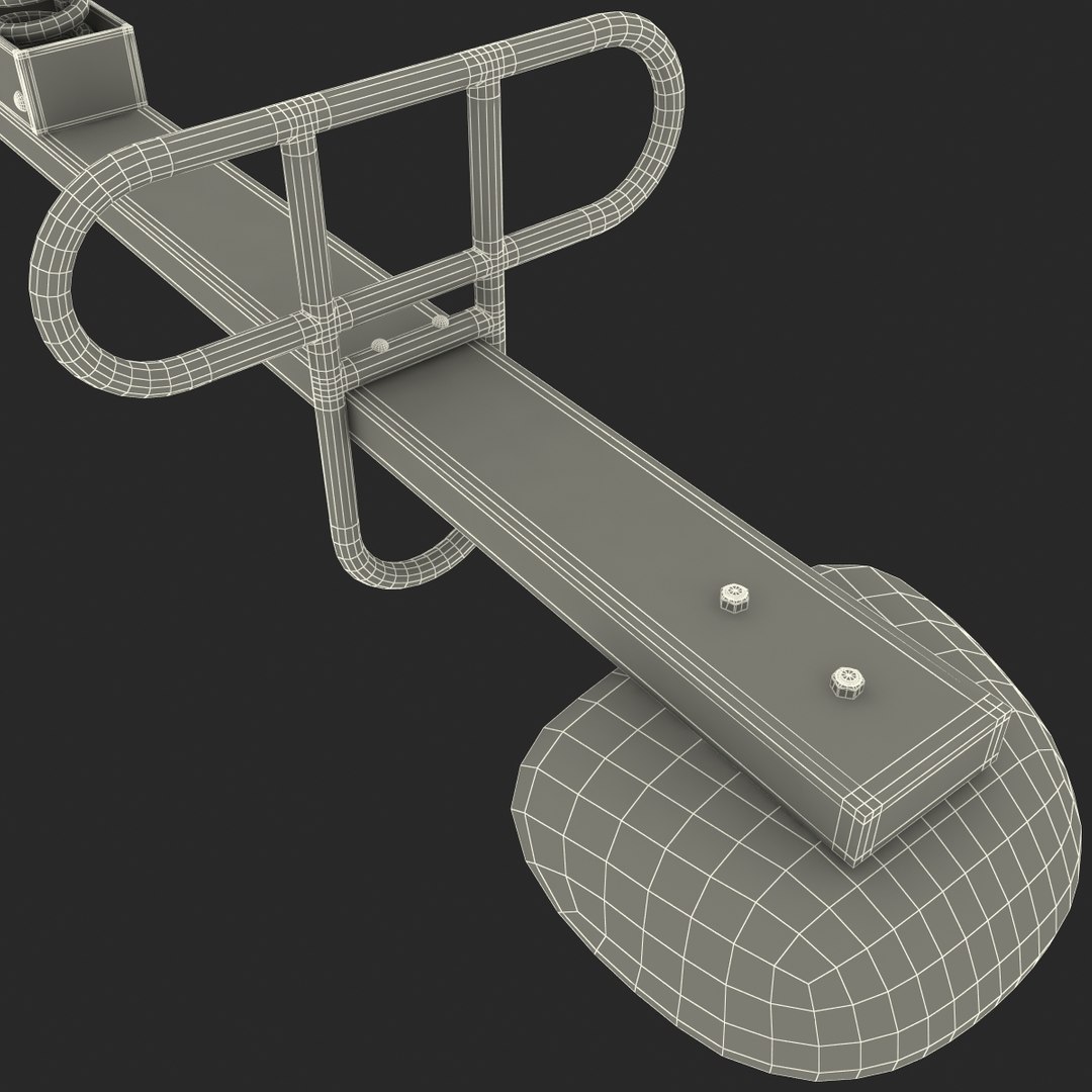 3d model teeter totter