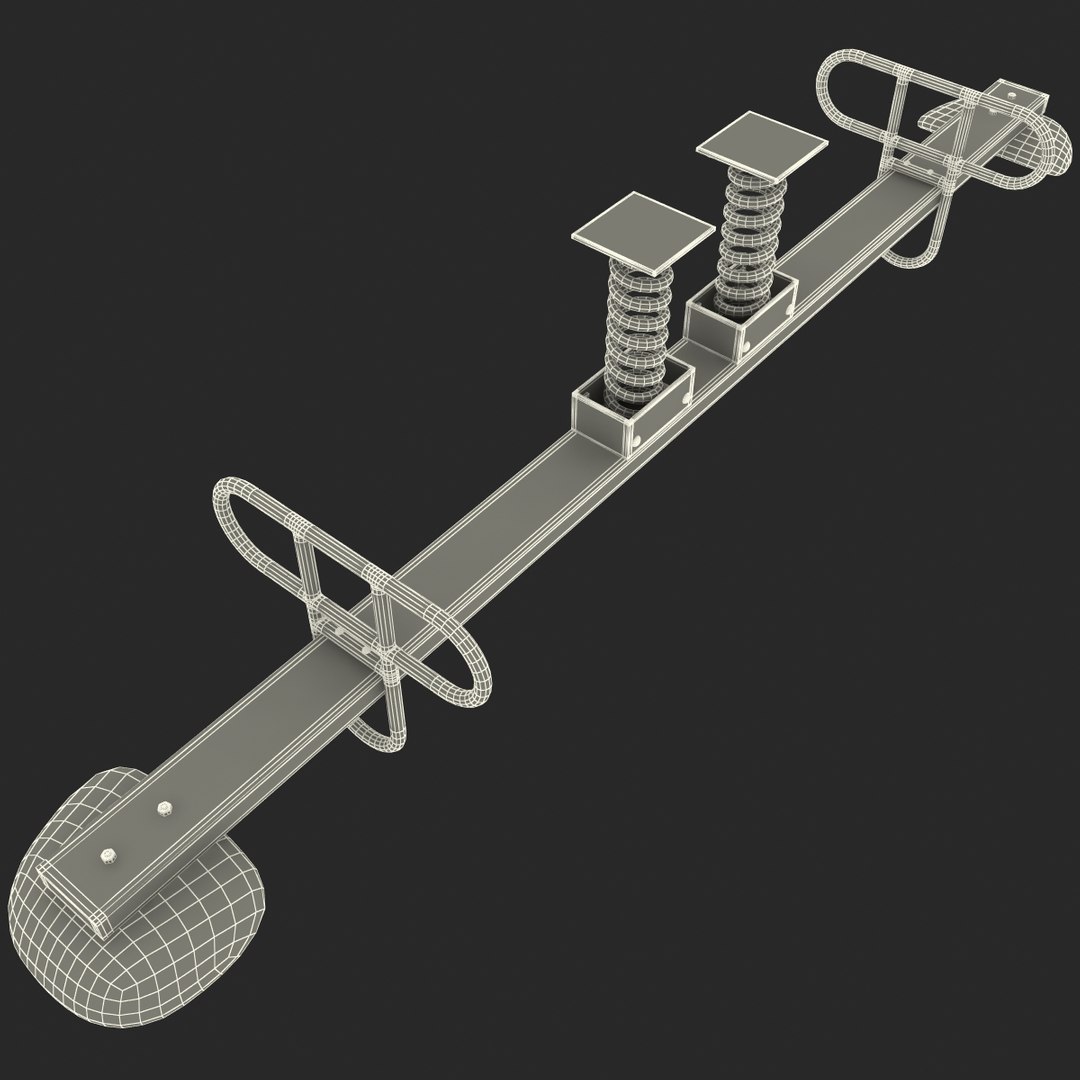 3d model teeter totter