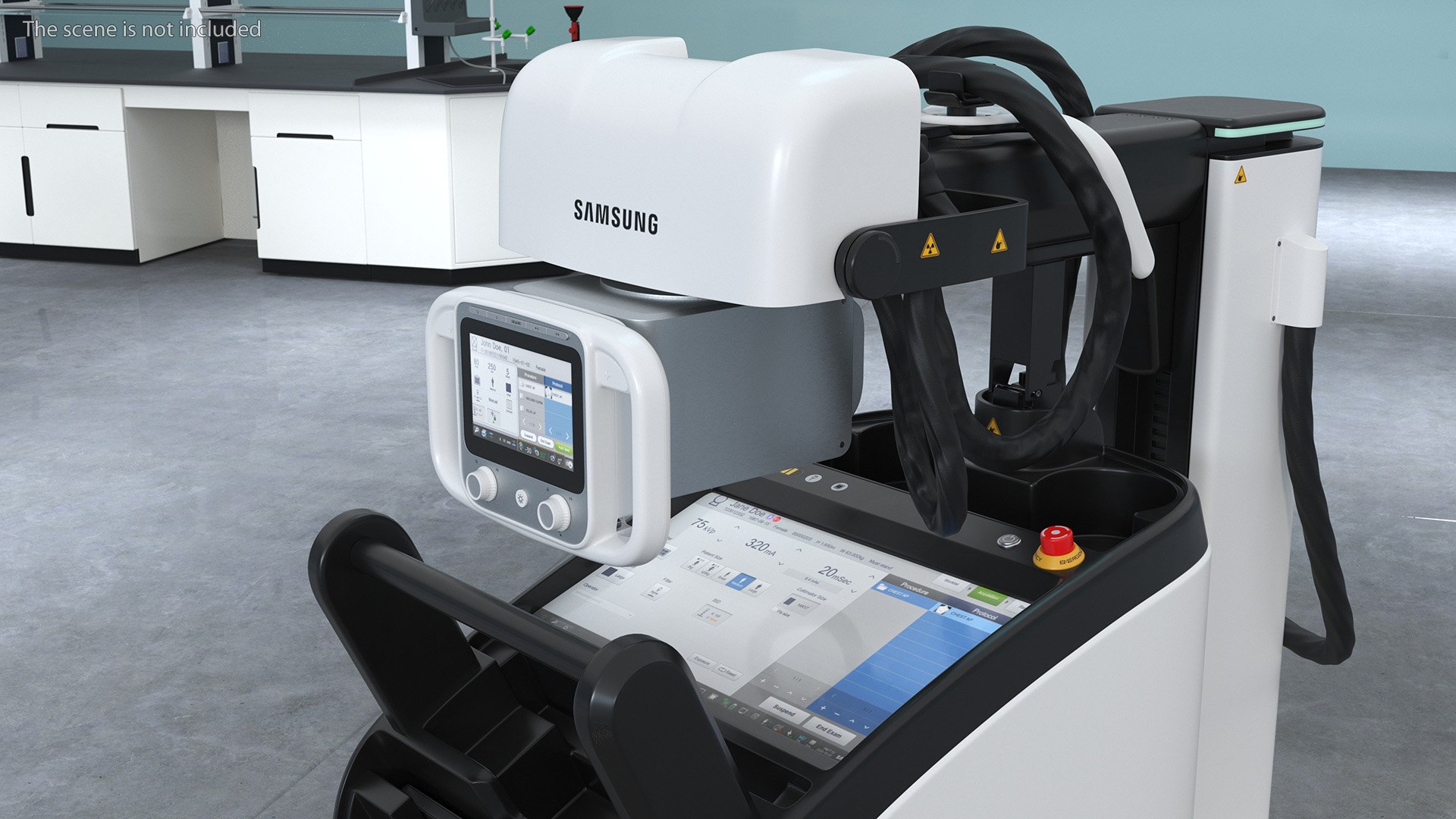 Mobile Digital X-ray Samsung AccE GM85 3D Model - TurboSquid 2177397