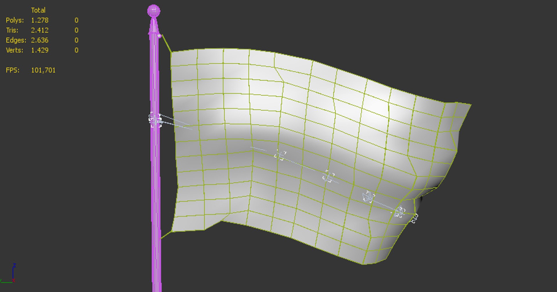 3D Loop Flagpole Flag Collution - TurboSquid 1335480