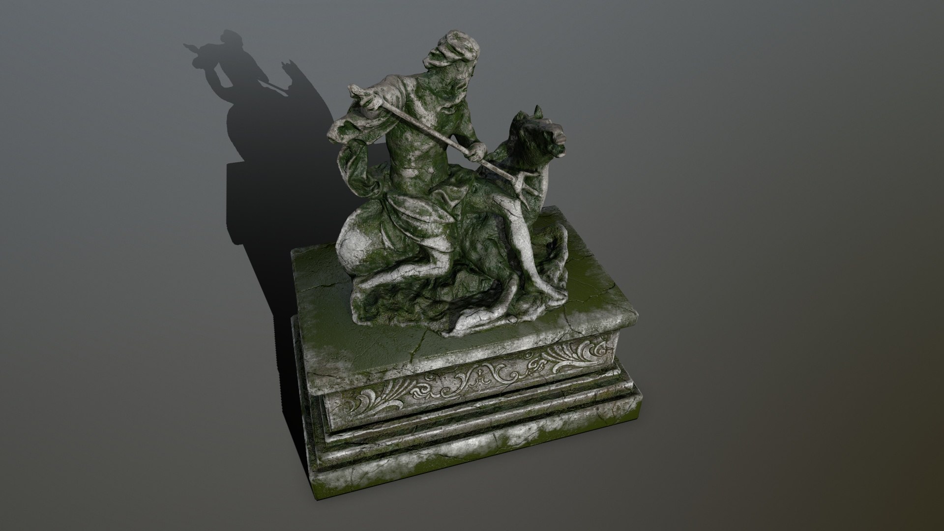 3D model neptune statue - TurboSquid 1394944