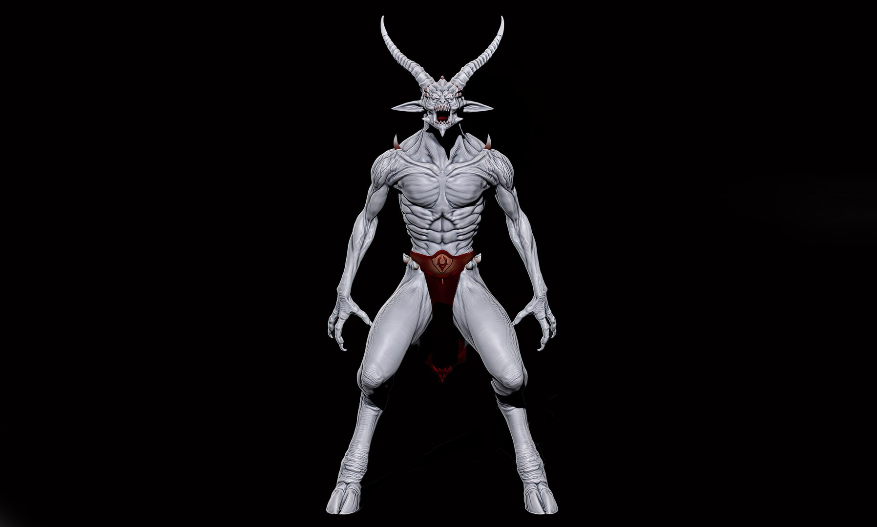 3D Verarf The Demon Warrior - TurboSquid 2517722