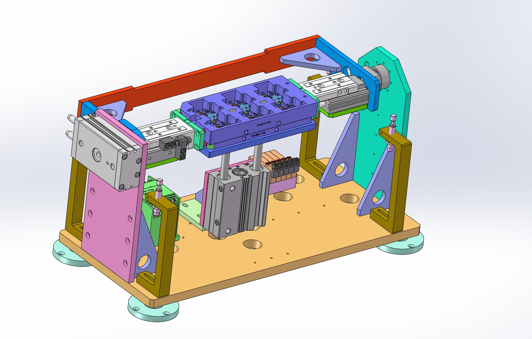 Turnover Mechanism Assembly 3D Model - TurboSquid 1549509