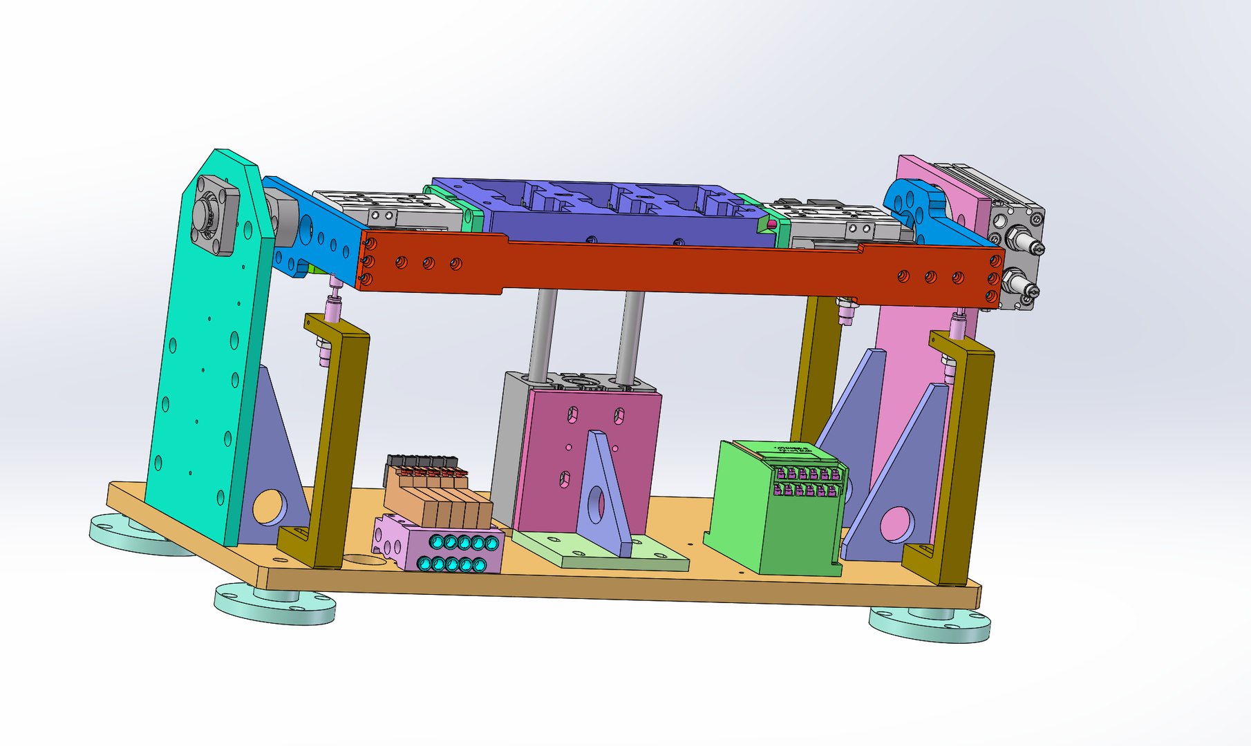 Turnover Mechanism Assembly 3D Model - TurboSquid 1549509