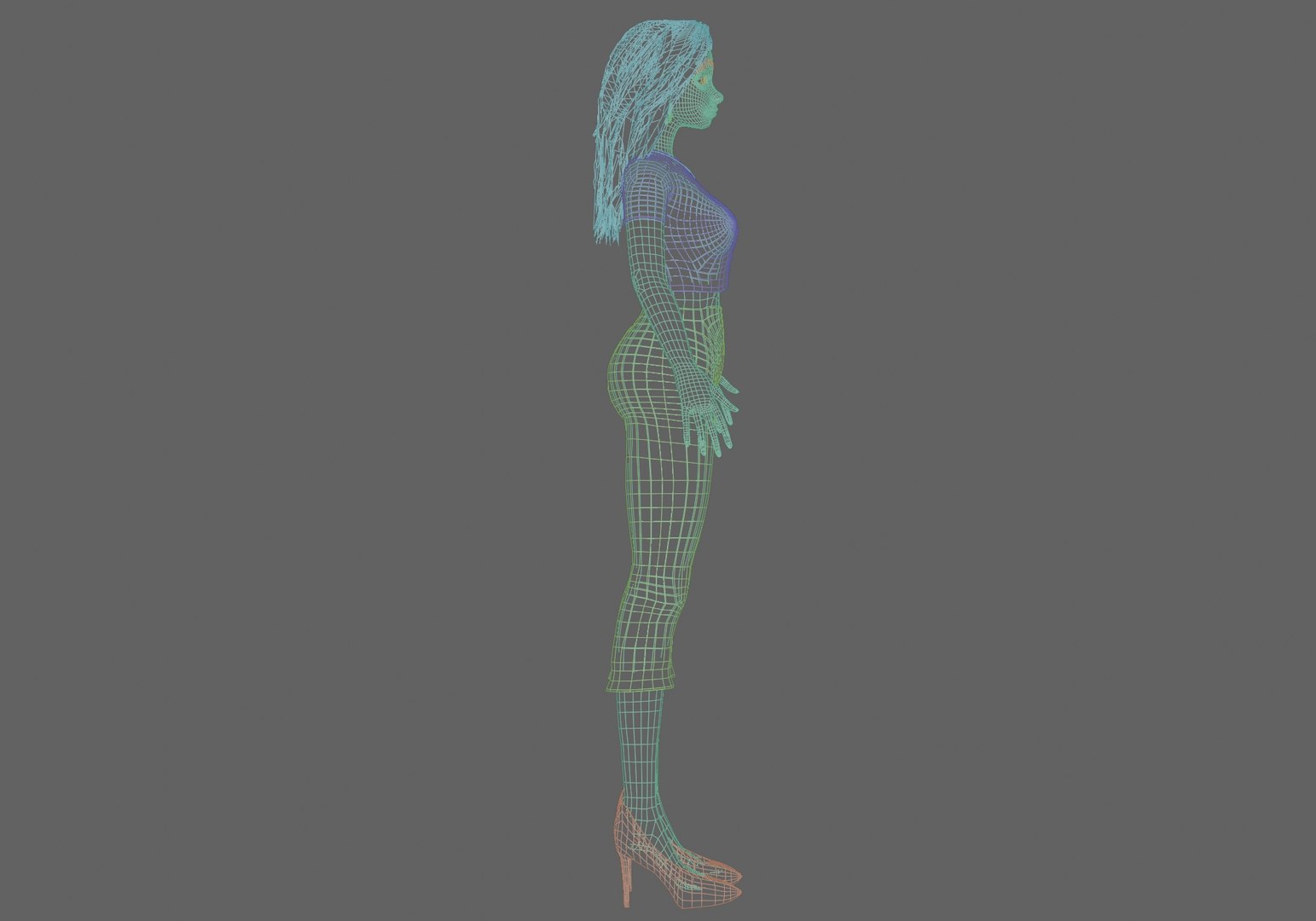 3D Young Pretty Girl V36272 - TurboSquid 2264038